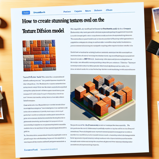 How to Create Stunning Textures Using the Texture Diffusion Model - fxis.ai