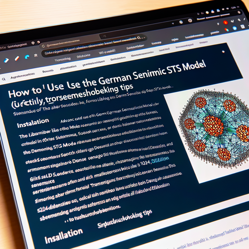 How to Use the German Semantic STS Model - fxis.ai
